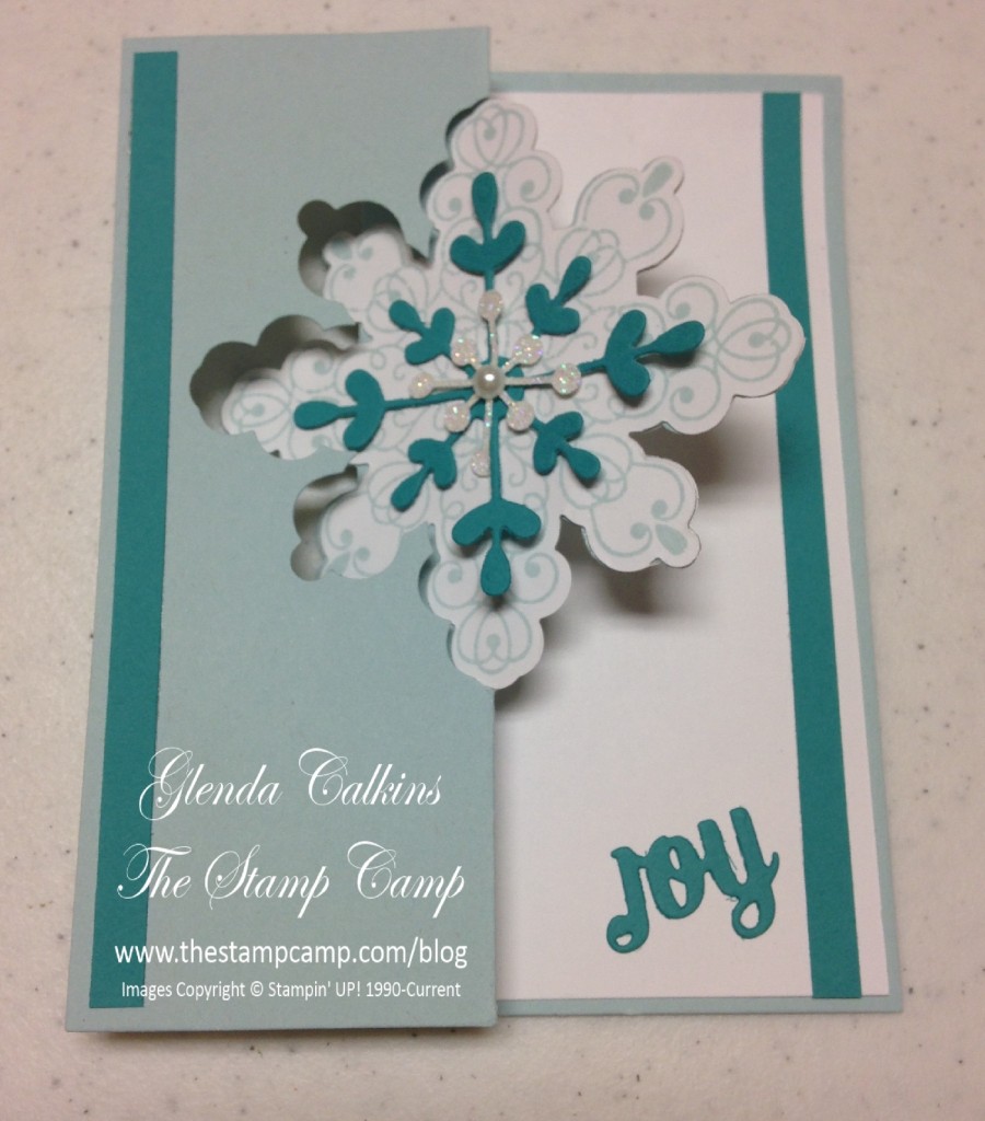 Snowflake Flip Card - The Stamp Camp