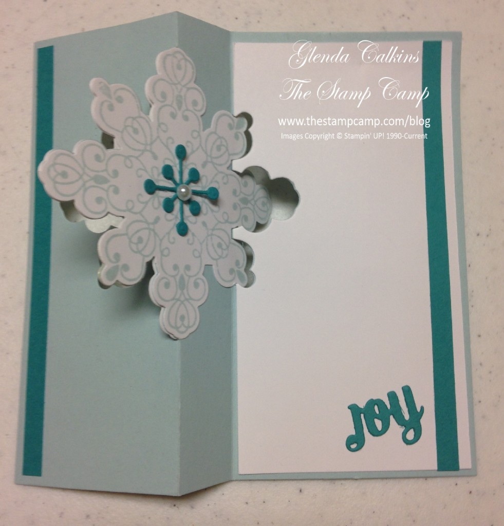 Snowflake Flip Card - The Stamp Camp