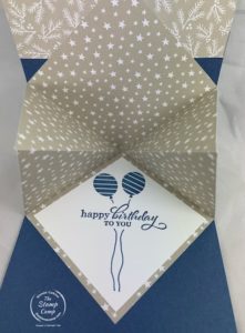 Happy New Year - Fun Fold Friday Explosion Card - The Stamp Camp