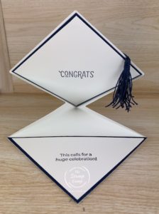 How To Create a Graduation Hat Fun Fold Card For Any Grad - The Stamp Camp