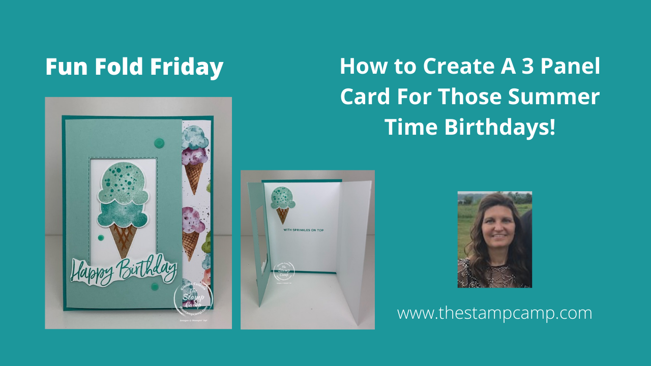 This Fun Fold Birthday Card Is A 3 Panel Card That Is Sure To Be A ...