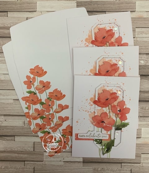 July Painted Petals Paper Pumpkin Kit Simply Beautiful - The Stamp Camp