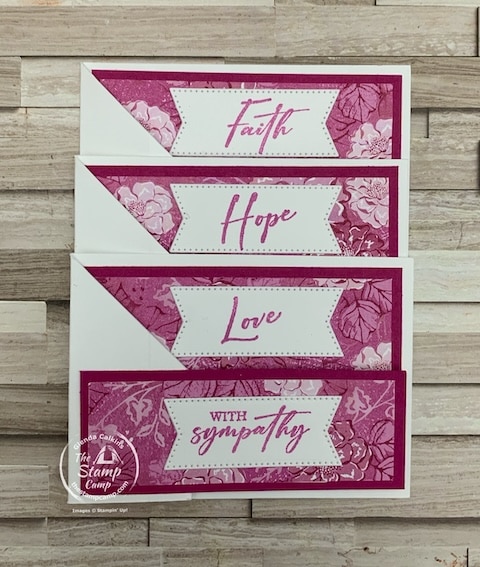 Unfolding Love & Support With A Sympathy Fun Fold Card - The Stamp Camp