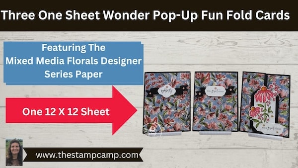 Create Creative Pop-Up Card Designs with Just One Sheet of Designer Paper