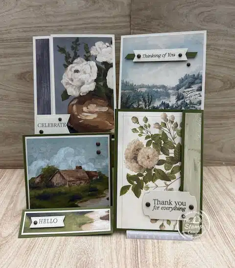 August Card Club Kit Features Beautiful Gallery 6 x 6 Designer Paper