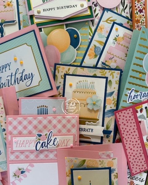 Let's Create Happy Birthday Cards With Wildlife Wonder Stamp Set Stamp Camp