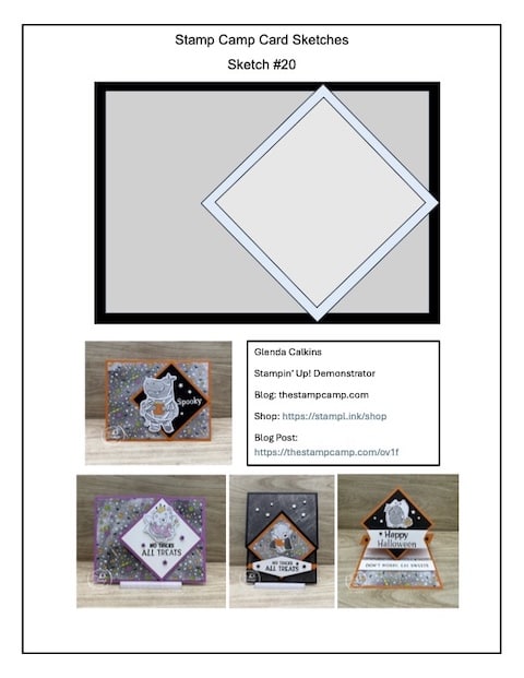 Quick and Easy Card Sketch Ideas Using Just One Template