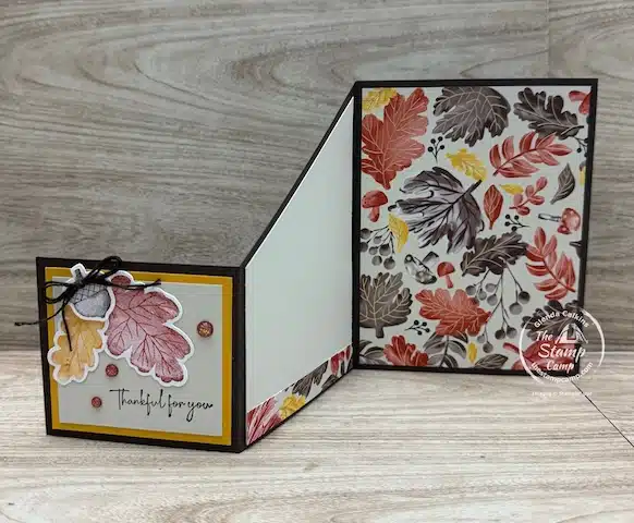 Step-by-Step One Sheet Wonder Fall Fun Fold Cards From The Stamp Camp