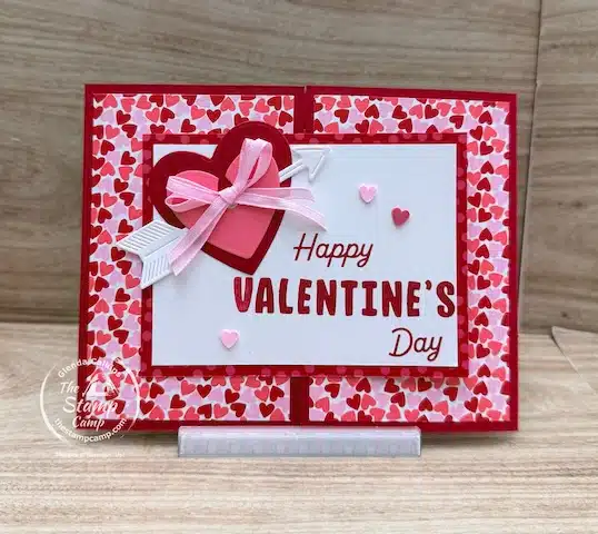 Festive One Sheet Wonder Cards for Valentine’s Day | The Stamp Camp