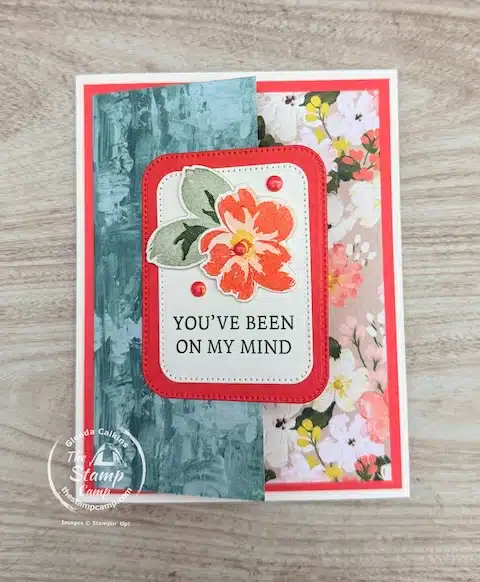 Simple One Sheet Card Designs with Designer Series Paper