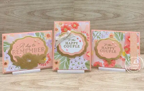 Three Lovely and Beautiful One Sheet Wonder Cards - Gift Card Holders